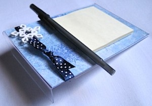 Acrylic Post-It Note Holder