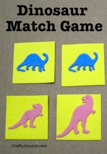 Dinosaur Matching Game for Toddler