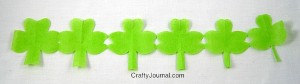 Shamrock Paper Chain