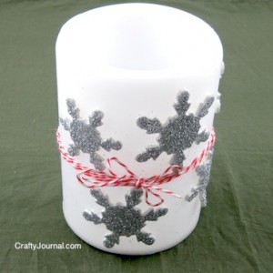 Snowflake Candle