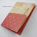 Folded Paper Pocket for a Book