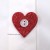 Sparkly Heart Button Covers