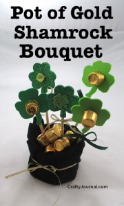 Pot of Gold Shamrock Bouquet