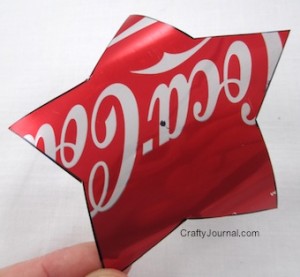 Aluminum Can Dimensional Star