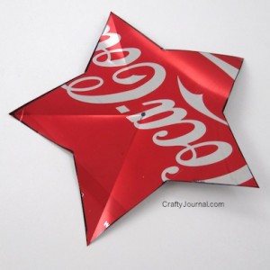 Aluminum Can Dimensional Star