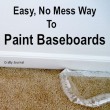 Easy, No-Mess Way to Paint Baseboards