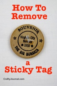 How to Remove a Sticky Tag