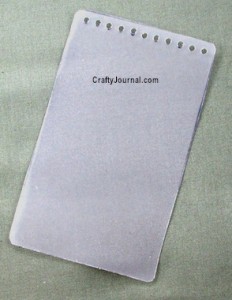DIY Plastic Protective Notepad Covers