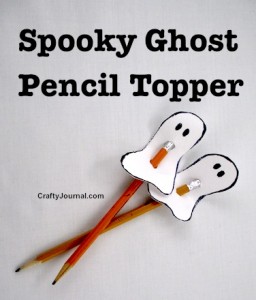 Spooky Ghost Pencil Topper