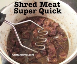 Super Quick Way to Shred Meat