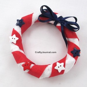 Patriotic Star Wreath