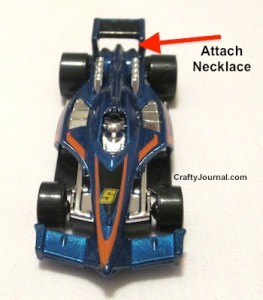 Hot Wheels Necklace
